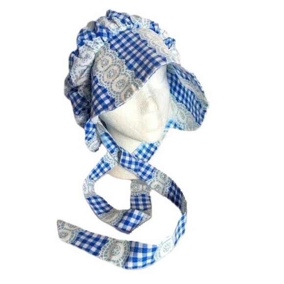 Vintage | Accessories | Vintage Bonnet Garden Girl Cottagecore Prairie ...